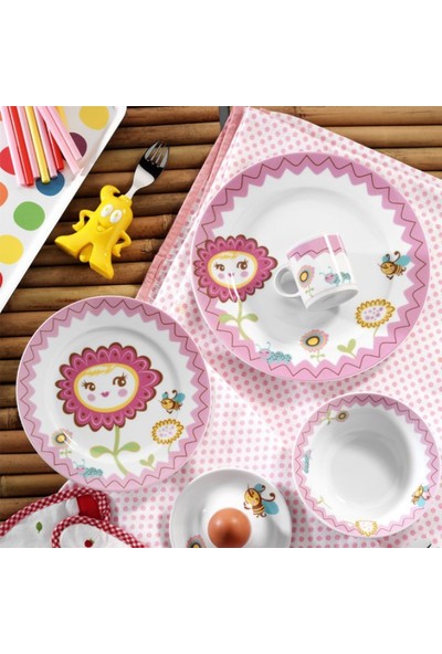 Kütahya Porselen Arıcık 5 Parça 1 Kişilik Dekor Mama Takımı