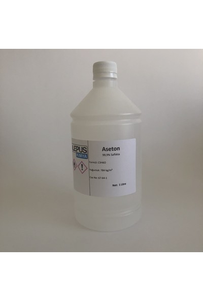 Lepus Kimya Aseton 1 Litre %99,5 Lik