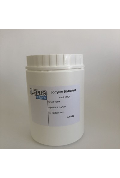Lepuskimya Sodyum Hidroksit (Lavabo Aç) Boncuk Kostik 1 Kg