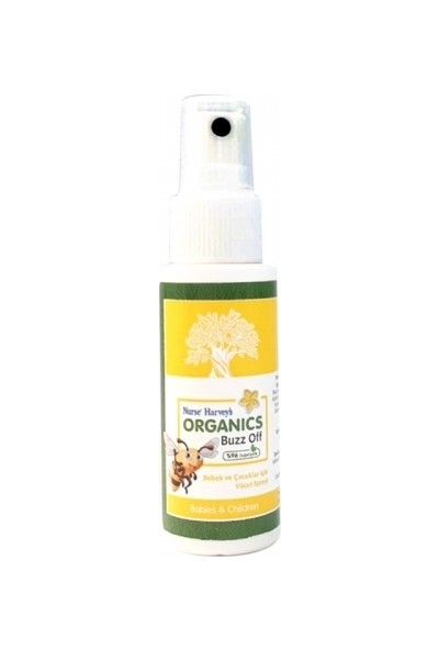 Nurse Harvey's Organics Buzz Off 50ml - Bebek Ve Çocuklar İçin Vücut Spreyi