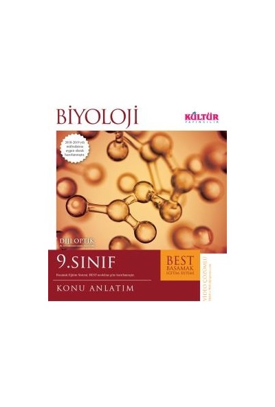 Kültür Yayınları Best 9. Sınıf Biyoloji Konu Anlatım Kültür Yayınları Best 9. Sınıf Biyoloji Konu Anlatım