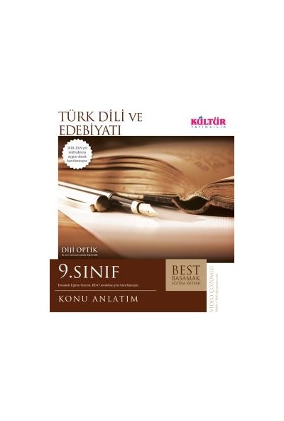 Kültür Yayınları Best 9.Sınıf Türk Dili ve Edebiyatı Konu Anlatım Kültür Yayınları Best 9.Sınıf Türk Dili ve Edebiyatı Konu Anlatım