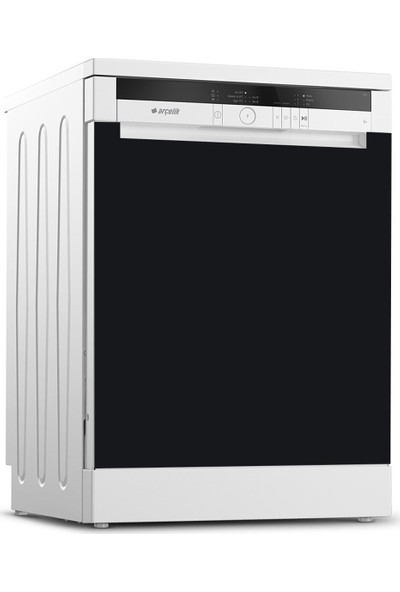 Tilki Dünyası Bulaşık Makinesi Kapak Kaplama Sticker 502 Siyah