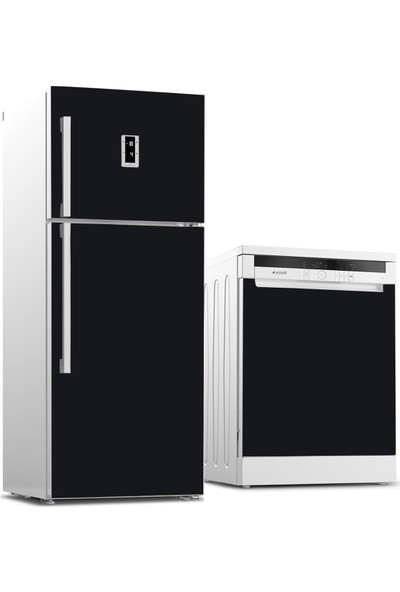 Tilki Dünyası Buzdolabı ve Bulaşık Makinesi Kaplama Sticker 502 Siyah Tilki Dünyası Buzdolabı ve Bulaşık Makinesi Kaplama Sticker 502 Siyah