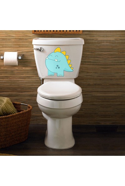 Tilki Dünyası Dinazor Steve Klozet Kapağı Sticker Tilki Dünyası Dinazor Steve Klozet Kapağı Sticker