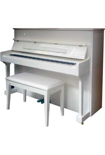 Pearl River UP118M Akustik Duvar Piyanosu - Parlak Beyaz