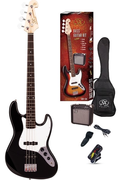 SX SB1-SK-BK Bas Gitar Seti SX SB1-SK-BK Bas Gitar Seti