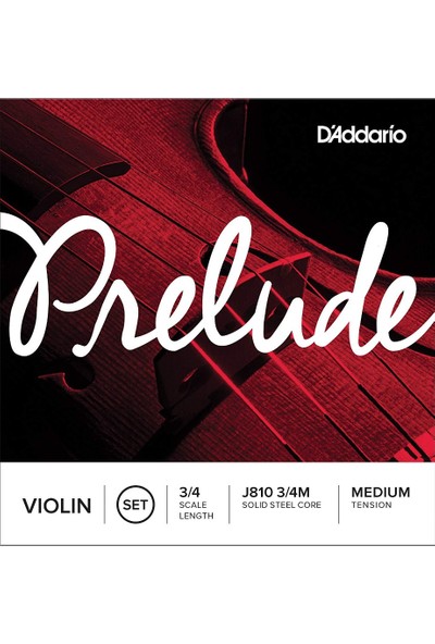D'Addario Prelude 3/4 Keman Teli - Medium Tension D'Addario Prelude 3/4 Keman Teli - Medium Tension