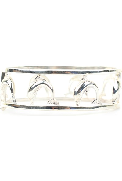 Nusret Takı 925 Ayar Gümüş Yunus Bilezik