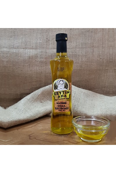 Zeytin Ana 500 ml Cam Şişe Naturel Sızma Zeytinyağı