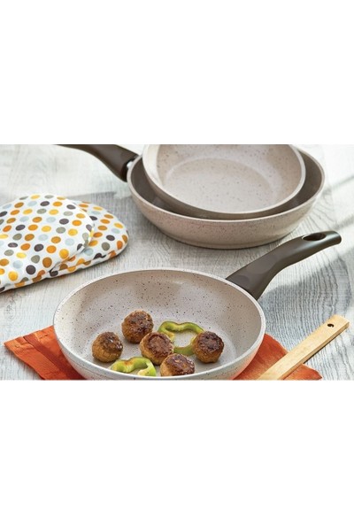 Gülsan Safran Granit 3Lü Tava Set Gülsan Safran Granit 3Lü Tava Set