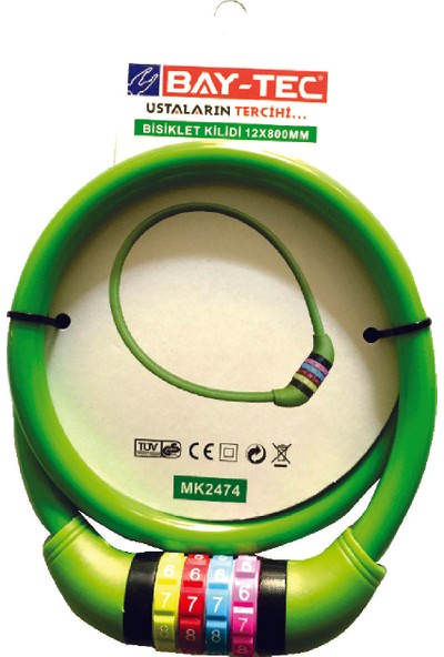 Bay-Tec Bisiklet Kilidi Şifreli