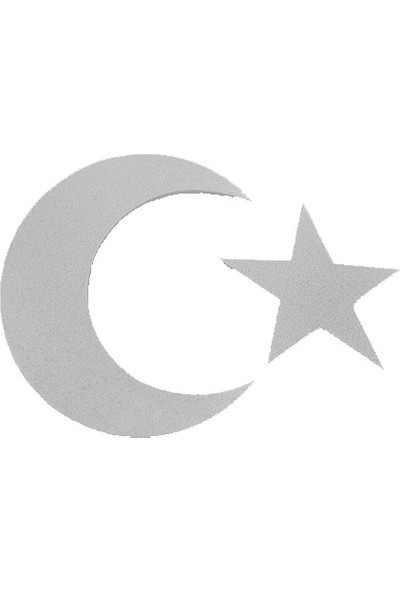 Propiyer Strafor Süs 65X65X3Cm Ay İle 45X45X3Cm Yıldız Propiyer Strafor Süs 65X65X3Cm Ay İle 45X45X3Cm Yıldız