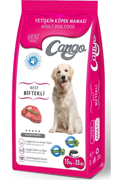 Cango Yetişkin Köpek Maması Biftekli 15 Kg Cango Yetişkin Köpek Maması Biftekli 15 Kg