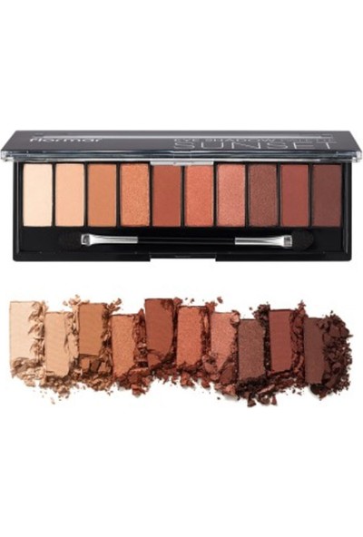 Flormar - Göz Farı Ve Far Paleti - Eyeshadow Palette 003 Sunset 8690604551699 32000046