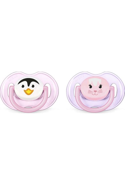 Philips Avent Truman Classic 2'li Yalancı Emzik 0-6m Ay Pembe Philips Avent Truman Classic 2'li Yalancı Emzik 0-6m Ay Pembe