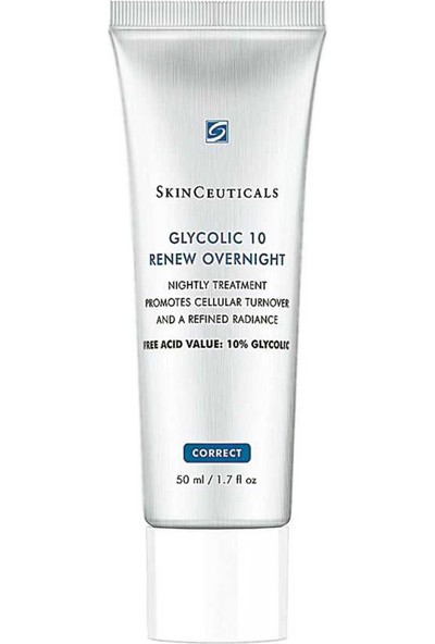 SkinCeuticals Glycolic 10 Renew Overnight - Gece Bakım Serumu 50 ml SkinCeuticals Glycolic 10 Renew Overnight - Gece Bakım Serumu 50 ml