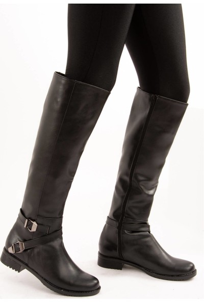 Fox Shoes Siyah Kadın Çizme E726203409