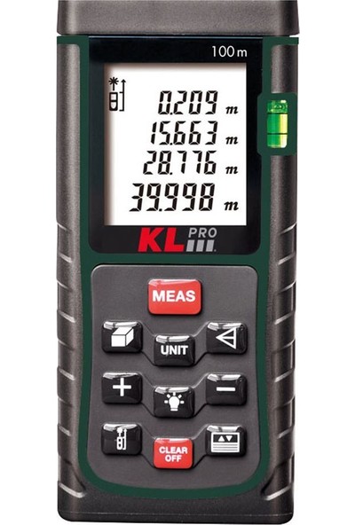 KLPRO KLLZM100 100m Profesyonel Lazermetre