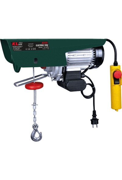 KLPRO KLV125 510Watt 125/250Kg Elektrikli Vinç