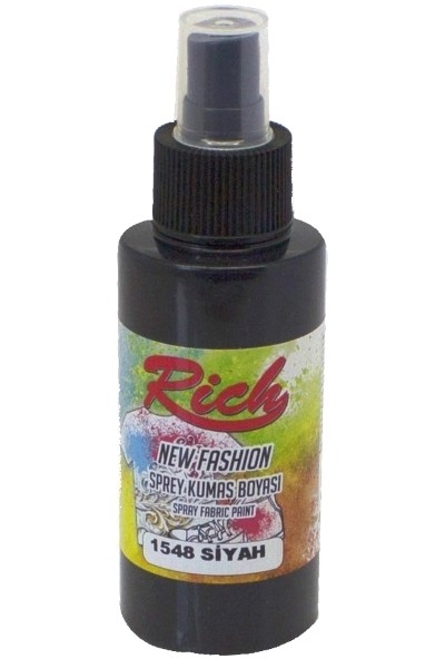 Rich Sprey Kumaş Boyası 100 cc. 1548 Siyah