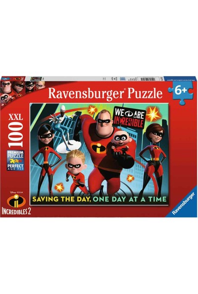 Ravensburger 100P Puzzle Walt Disney İnanılmaz Aile 2 - 107162 Ravensburger 100P Puzzle Walt Disney İnanılmaz Aile 2 - 107162