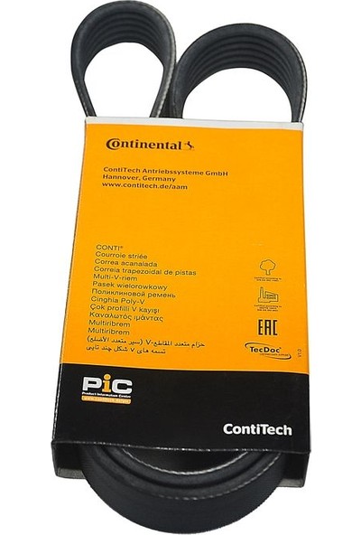Continental Kanallı V Kayışı 6Pk976 037903137G Golf 3,Volkswagen Vento