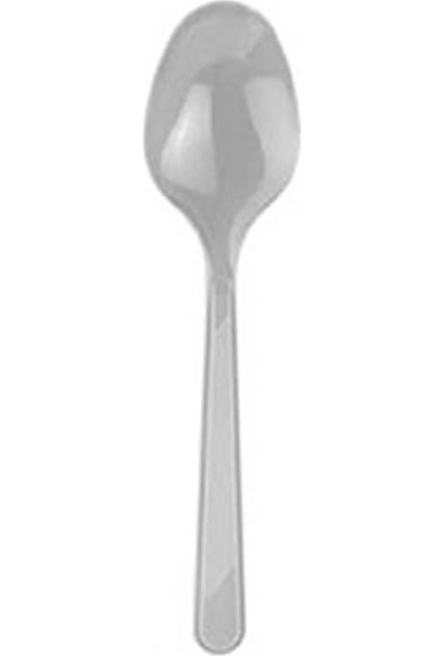 Roll-Up Plastik Kaşık Gümüş 25'li