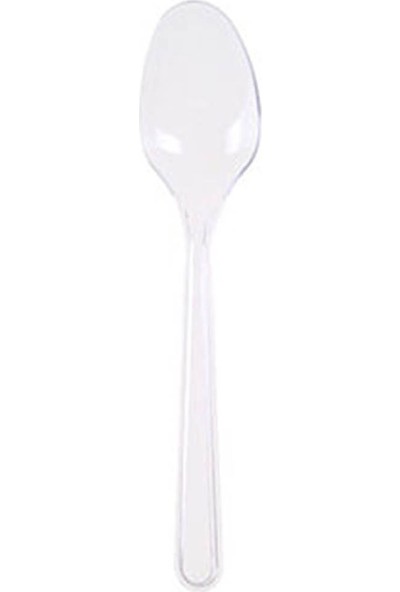 Roll-Up Lüks Şeffaf Büyük Kaşık 100Lü