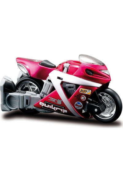 Maisto Quikrip Oyuncak Motorsiklet 8 cm Cykons