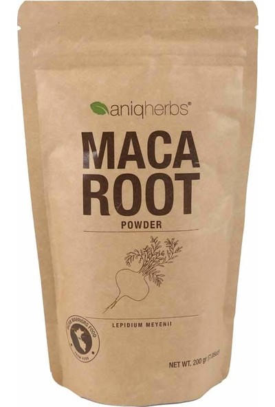 AniqHerbs Maca Root - Maca Tozu 200 gr