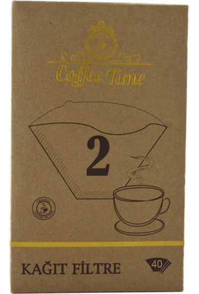 Coffee Time 1X2 Kahve Filtre Kağıdı 100'Lü Paket Coffee Time 1X2 Kahve Filtre Kağıdı 100'Lü Paket