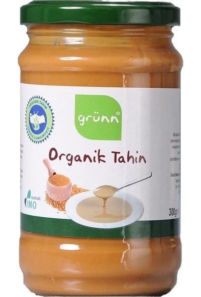 Grünn Organik Tahin 300 gr Grünn Organik Tahin 300 gr
