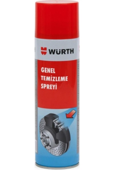 Würth Würth Genel Temizleme & Balata Spreyi 500Ml Würth Würth Genel Temizleme & Balata Spreyi 500Ml