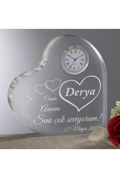 Hediye Sepeti Anneler Günü Hediyesi İsimli Kalp Ödülü Hediye Sepeti Anneler Günü Hediyesi İsimli Kalp Ödülü