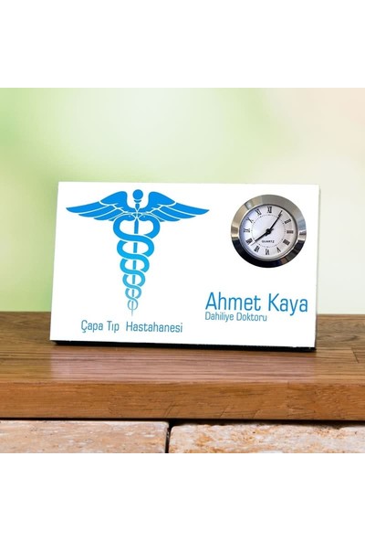 Hediye Sepeti Doktora Hediye İsim Yazılı Saatli Çerçeve Hediye Sepeti Doktora Hediye İsim Yazılı Saatli Çerçeve