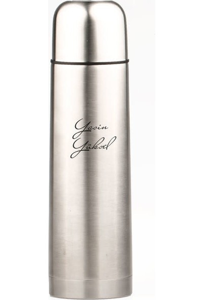 Hediye Sepeti İmza Tasarımlı Paslanmaz Çelik Termos