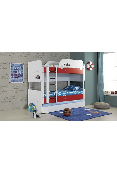 Cadde Yıldız Turbo Yavrulu Genç - Çocuk Ranza Cadde Yıldız Turbo Yavrulu Genç - Çocuk Ranza