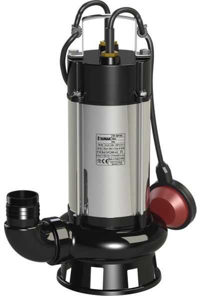 Sumak Sdf 10/2 Paslanmaz Gövdeli Foseptik Dalgıç Pompa Monofaze (220 V) 1 Hp Sumak Sdf 10/2 Paslanmaz Gövdeli Foseptik Dalgıç Pompa Monofaze (220 V) 1 Hp