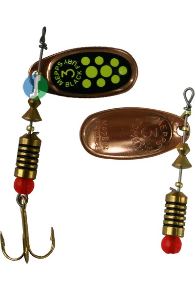 Mepps Black Fury Chartreuse Bakır-Yeşil No:2 Döner KAşıklar Mepps Black Fury Chartreuse Bakır-Yeşil No:2 Döner KAşıklar