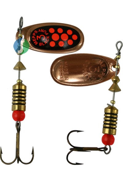 Mepps Black Fury Orange Bakır-Portakal No:2 Döner KAşıklar Mepps Black Fury Orange Bakır-Portakal No:2 Döner KAşıklar