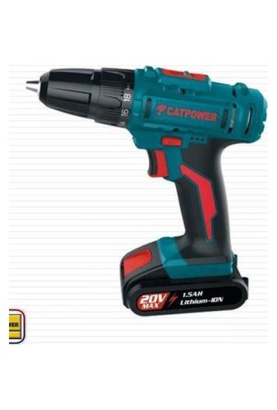 CatPower 5120 Akülü Vidalama 20 Volt 1,5 Ah CatPower 5120 Akülü Vidalama 20 Volt 1,5 Ah