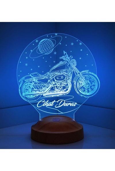 3D Lamba Kişiye Özel Motorsiklet Chopper