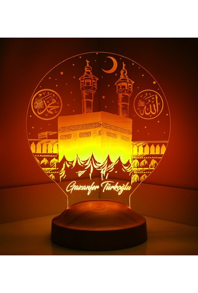 Dini Hediye Kişiye Özel KABE 3D Led Lamba