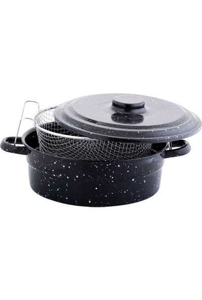 Cix Emaye Kızartma Tenceresi Yanmaz ve yapışmaz Emaye Kızartma Tenceresi Cix Emaye Kızartma Tenceresi Yanmaz ve yapışmaz Emaye Kızartma Tenceresi