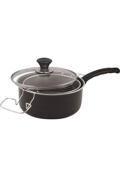 Mehtap Onyx Teflon Cips Tenceresi 22 cm