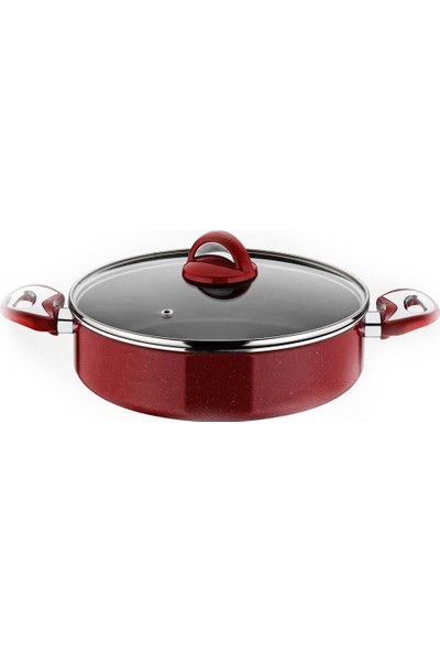 Taç Granit Teflon Karnıyarık Tencere 26 cm