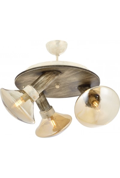 Avonni AR-60051-3CR Krem Patina Boyalı Modern Avize