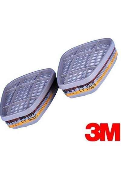 3M 6057 Abe1 Organik İnorganik Asit Gaz Filtresi