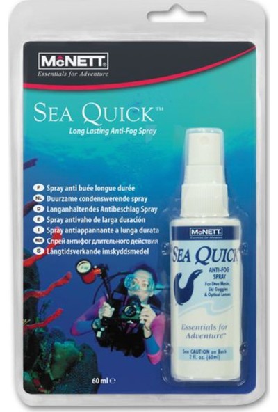 Mcnett Sea Quick 60 Ml Maske Buğu Önleyici Sprey